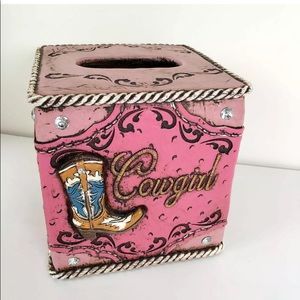 Accents | Western Cowgirl Tissue Box Cover | Poshmark